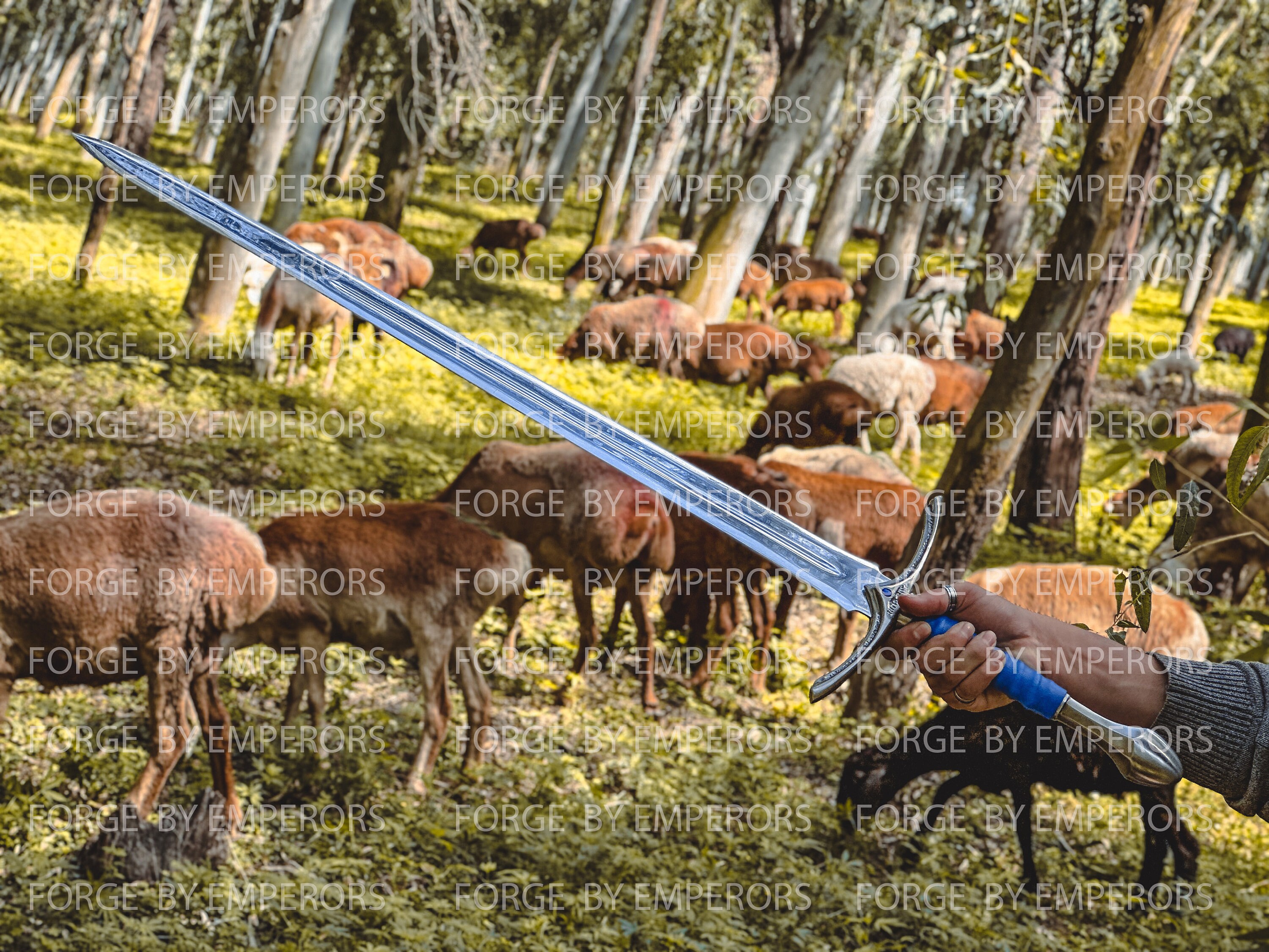 Real Medieval Steel Sword Handmade Sword With Scabbard - Etsy