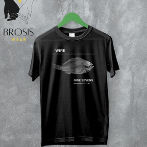 Wire Nine Sevens T-shirt, Music Band, Vintage Album Wire Inspired 90's ...