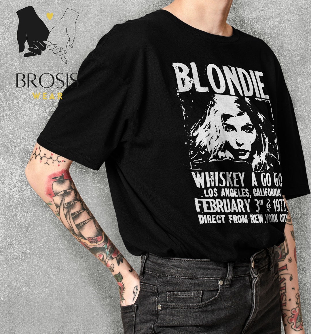 Blondie Vintage Whiskey A Go Go T-shirt, Blondie Retro 70's Poster ...