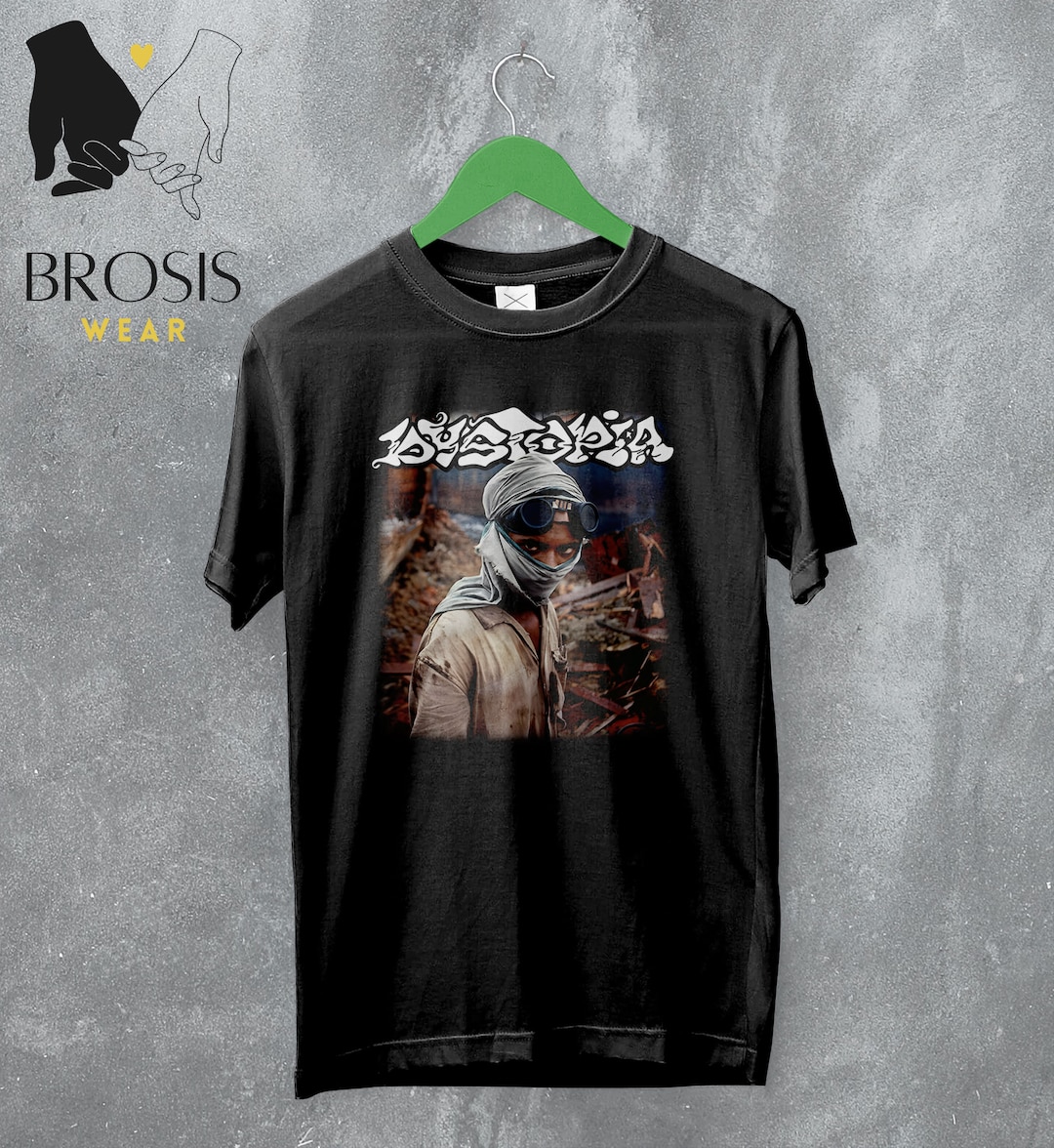 Dystopia T-shirt, Vintage Band Inspired 90's Graphic Tee, Music Fan ...