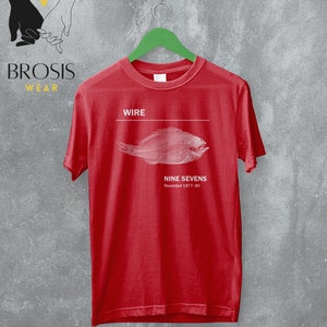 Wire Nine Sevens T-shirt, Music Band, Vintage Album Wire Inspired 90's ...
