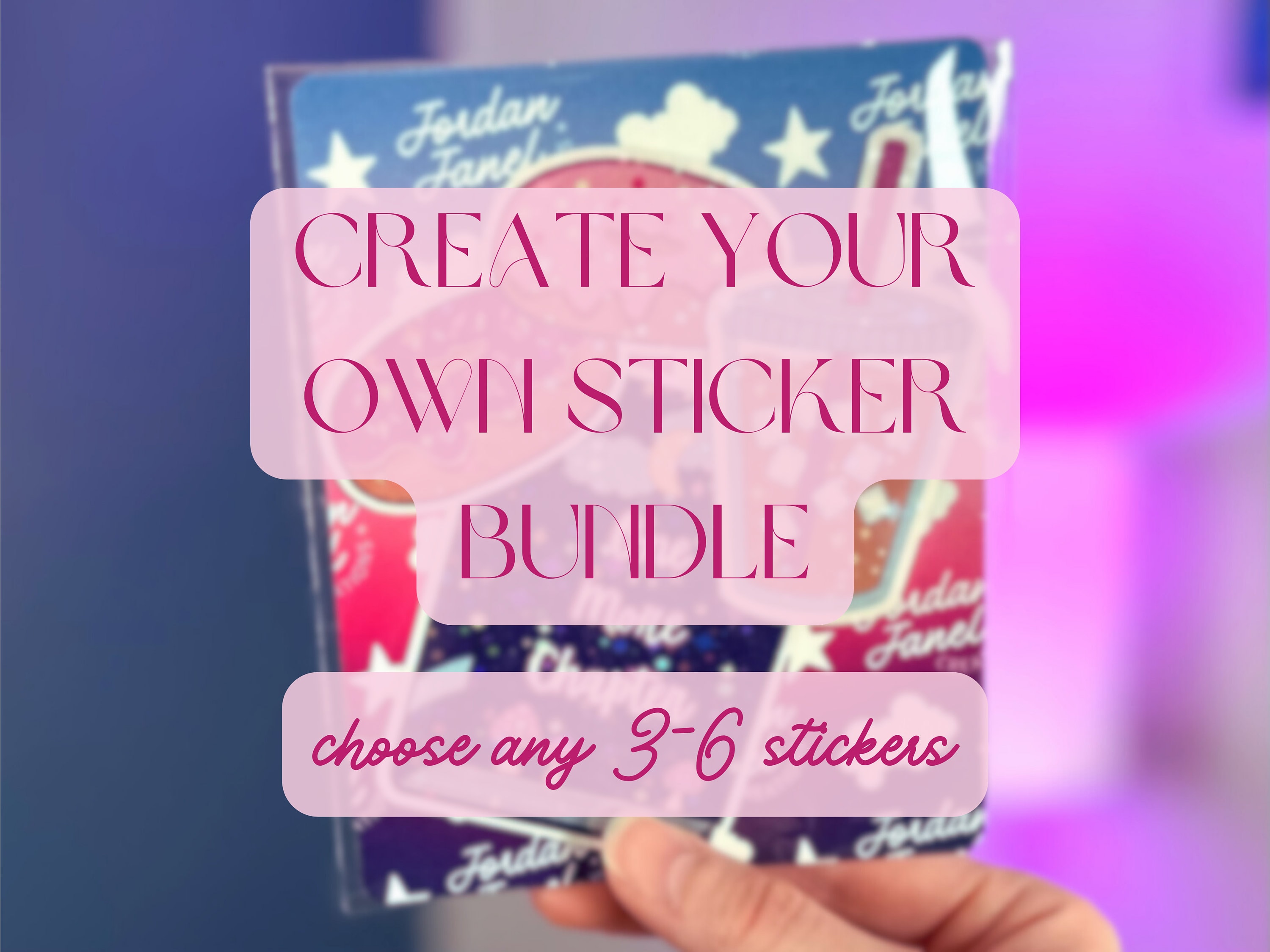 Create Your Own Sticker Bundle, Mix and Match, Custom Variety Pack ...