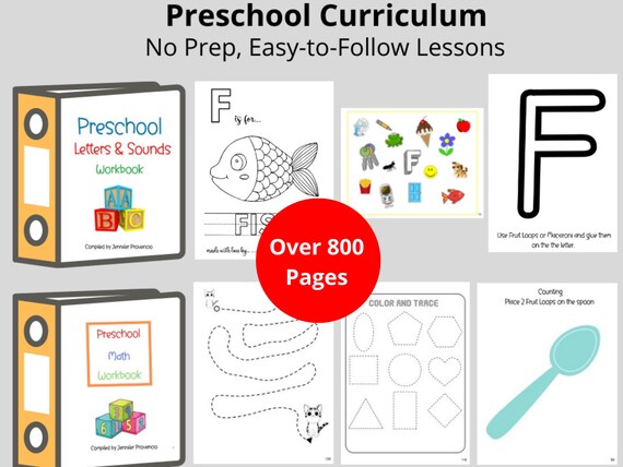 Currículo preescolar / Imprimibles preescolares / Aprende el | Etsy México