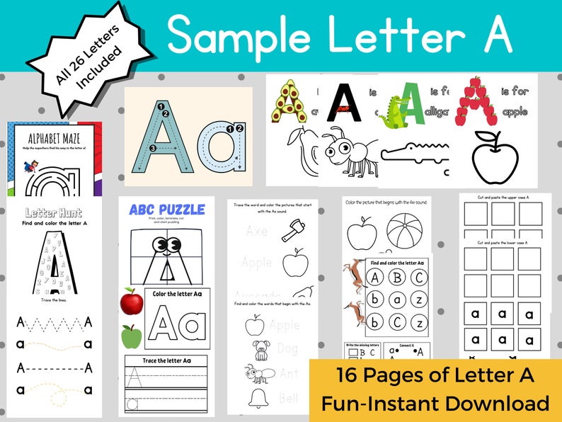 Preschool Curriculum Alphabet Activities Alphabet Printables, Preschool ...