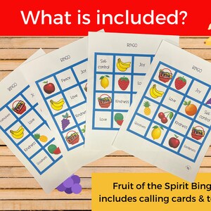 Fruits of the Spirit Printable Bible Bundle Bible Study for Kids ...