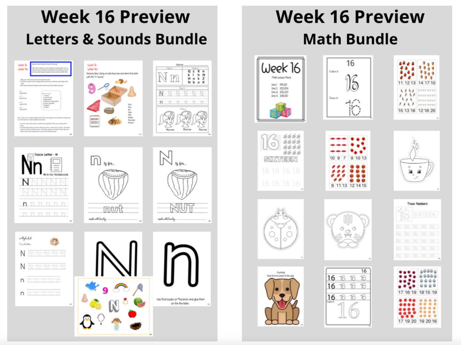 Preschool Curriculum Preschool Printables Learn the - Etsy
