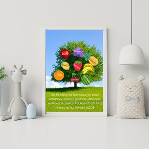 Fruit of the Spirit Homeschool Print, Classroom Educational Bible ...