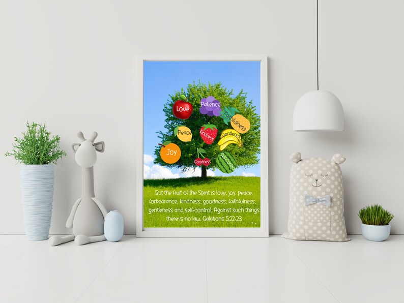 Fruit of the Spirit Homeschool Print, Classroom Educational Bible ...