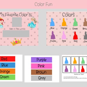 Princess All About Me Personalized Toddler Busy Book, Printable ...