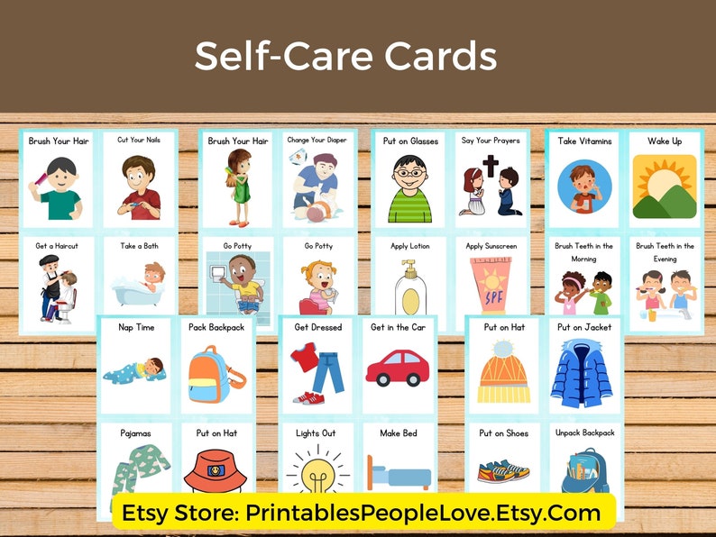 Daily Routine Cards, Autism Picture Cards, Communication Cards ...