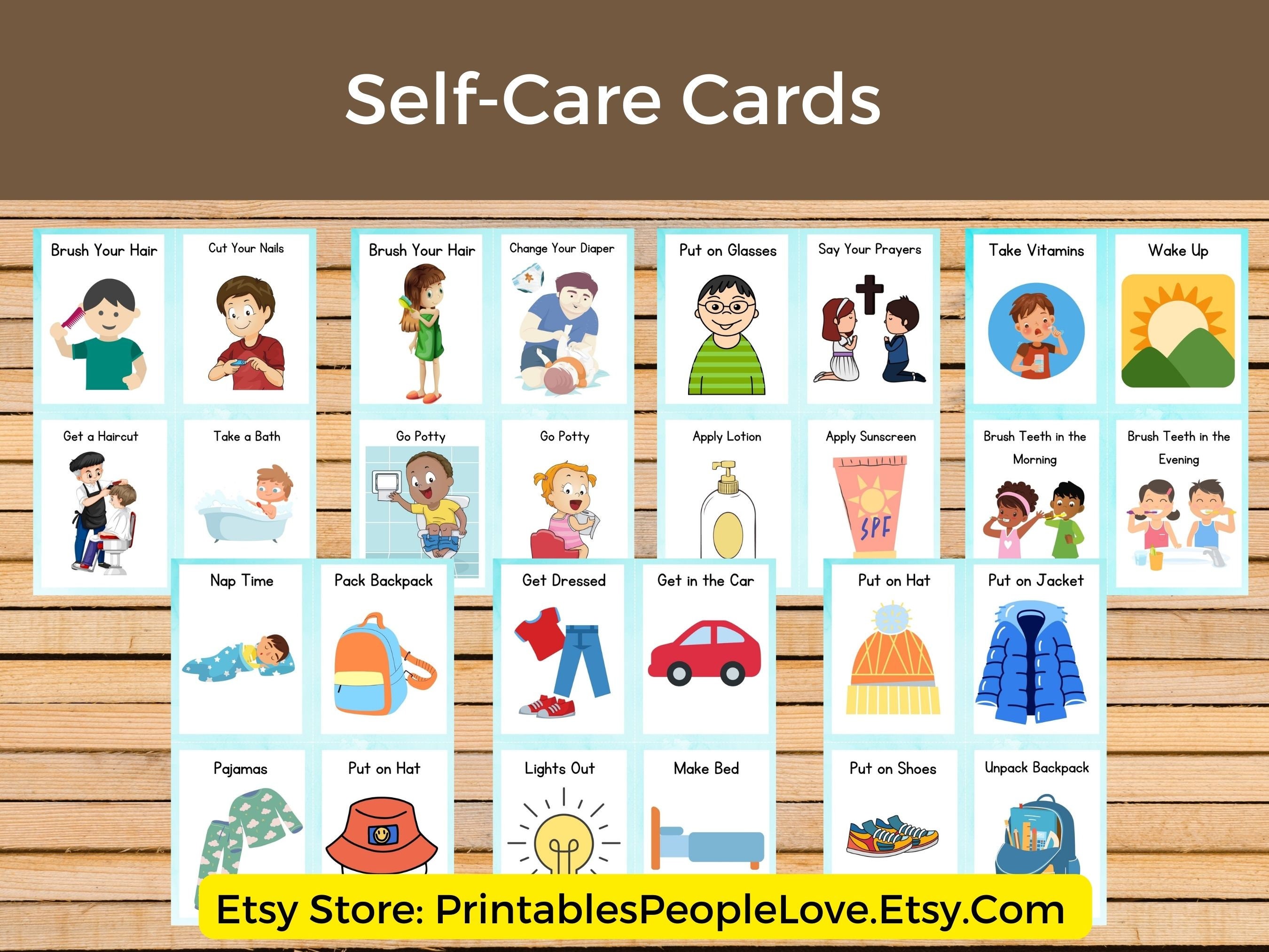 Daily Routine Cards, Autism Picture Cards, Communication Cards ...