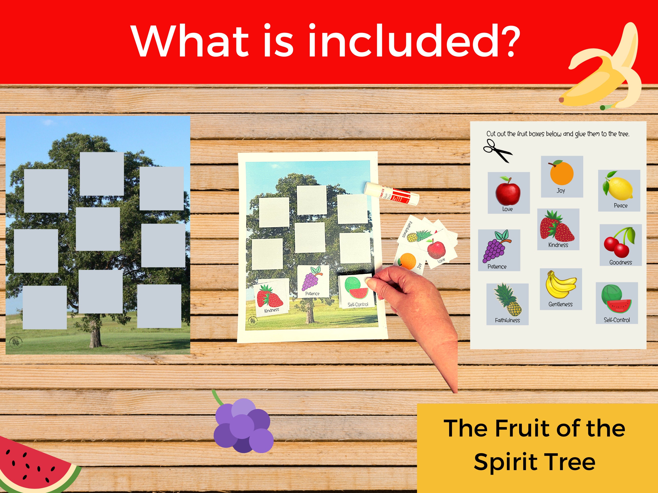 Fruits of the Spirit Printable Bible Bundle Bible Study for Kids ...