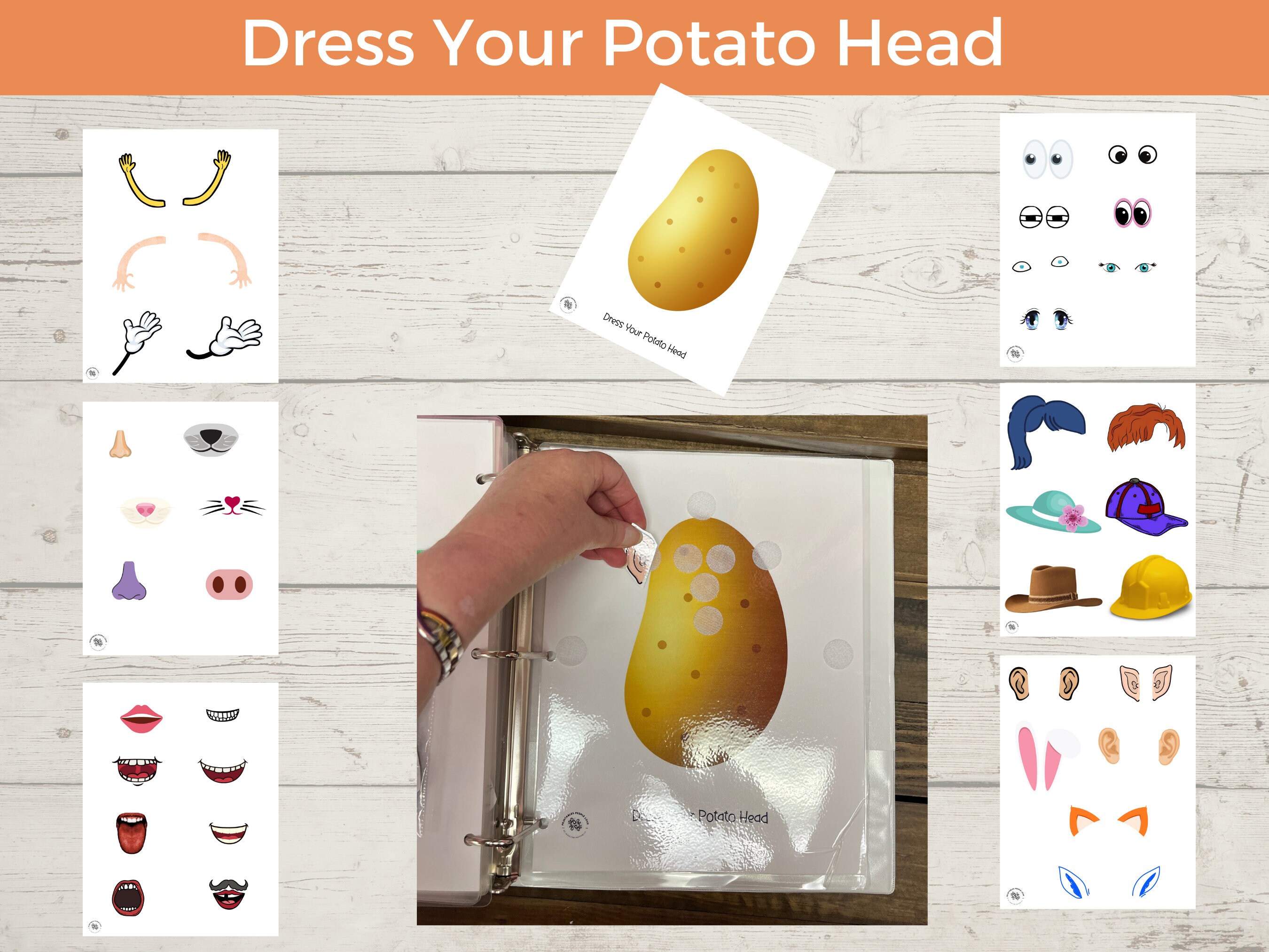 5 Senses Preschool Busy Book, Busy Binder, Five Senses Activities ...