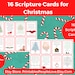 Printable Christmas Scripture Cards for Kids-bible Verses-jesus Birth ...