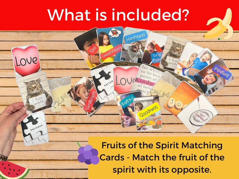 Fruits of the Spirit Printable Bible Bundle Bible Study for Kids ...