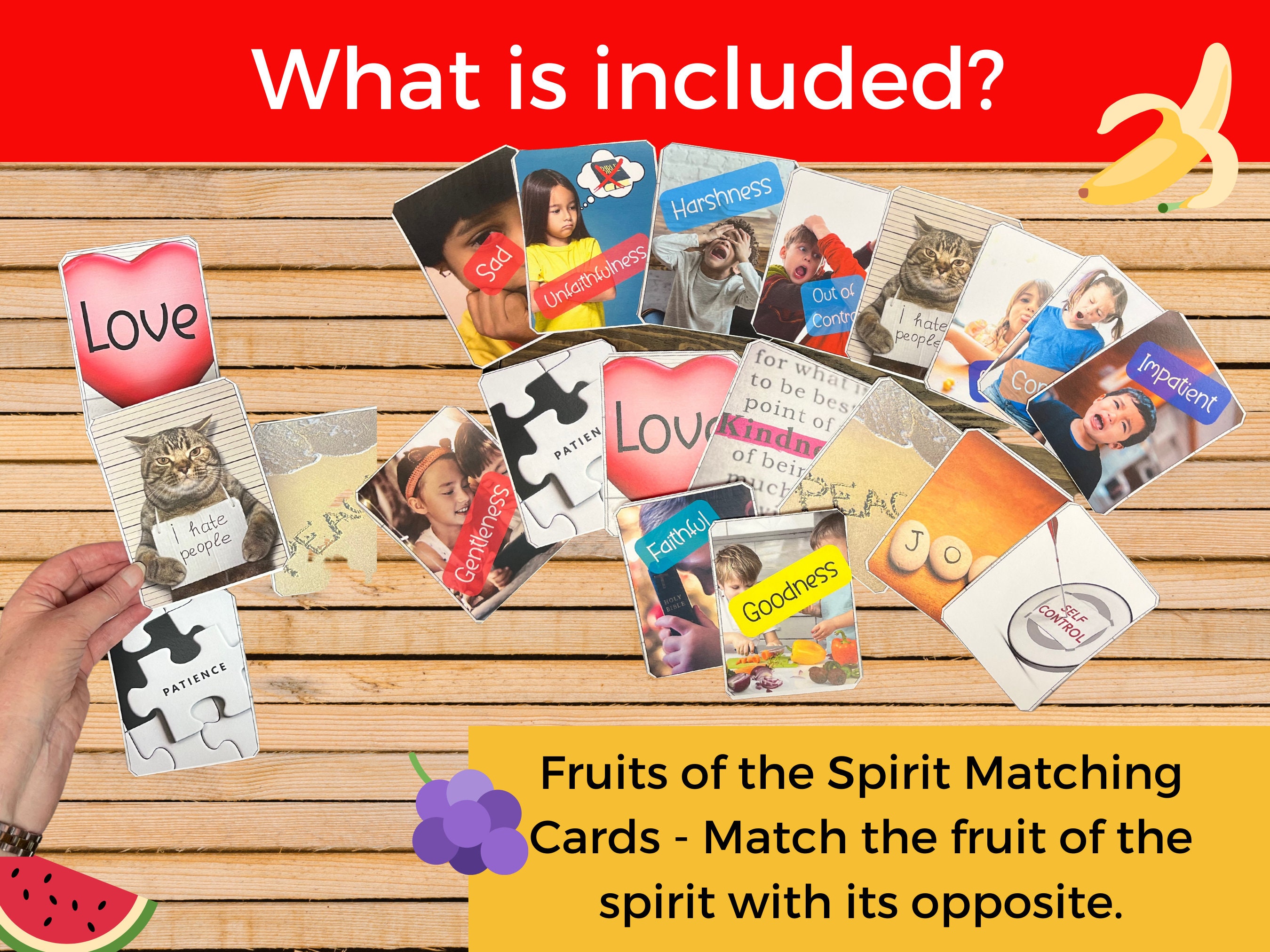 Fruits of the Spirit Printable Bible Bundle Bible Study for Kids ...