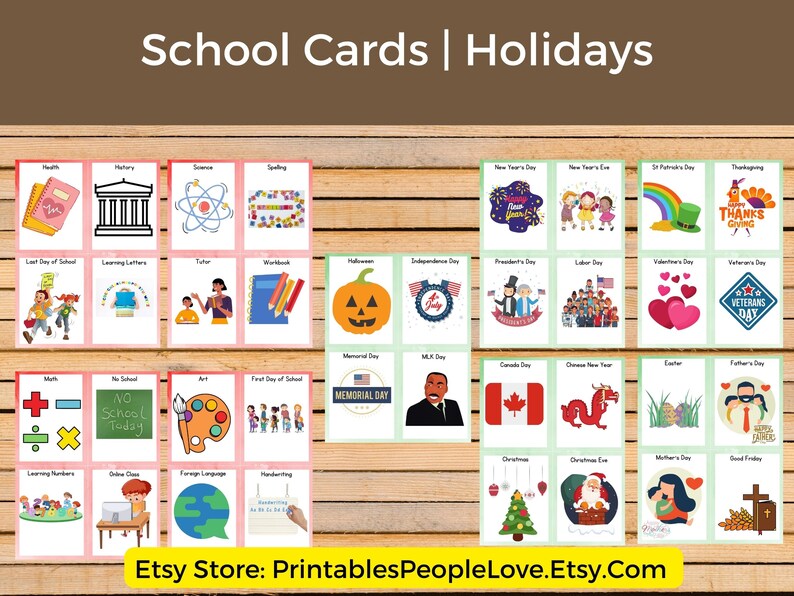 Daily Routine Cards, Autism Picture Cards, Communication Cards ...