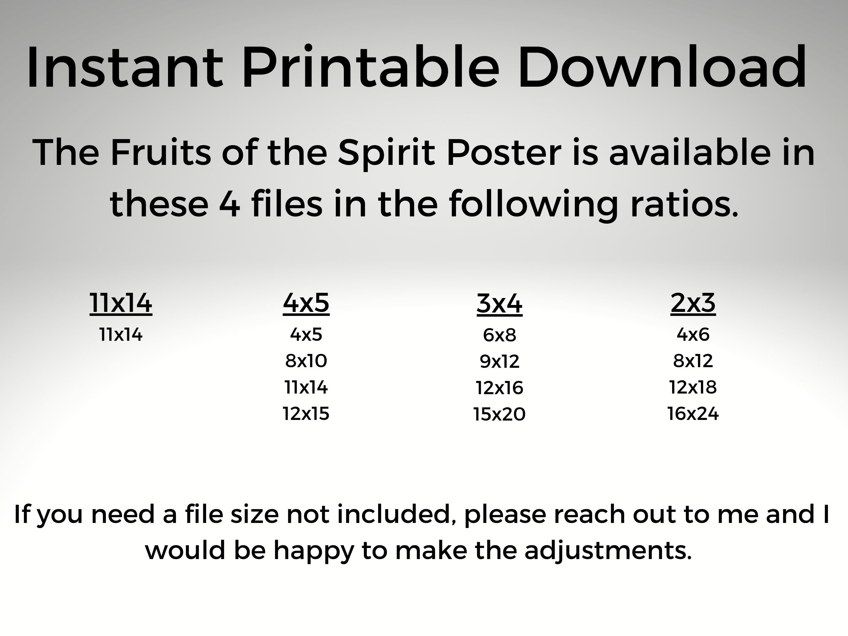 Fruit of the Spirit Homeschool Print, Classroom Educational Bible ...