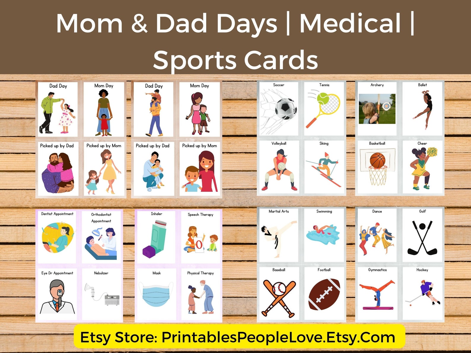 Daily Routine Cards Autism Picture Cards Communication - Etsy