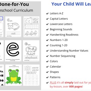 Preschool Curriculum | Preschool Printables | Learn the Alphabet ...