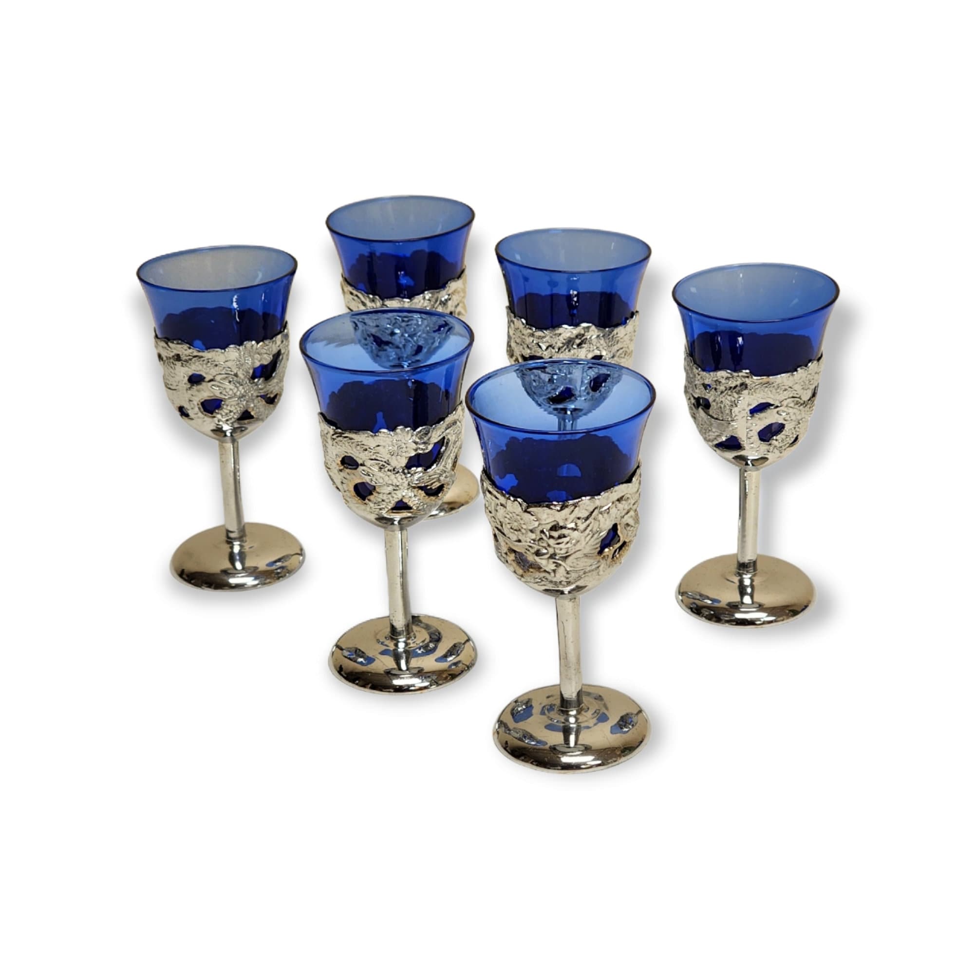 Mid-century NIKKO Silver Japanese Saki Set With Scenic Tray - Etsy