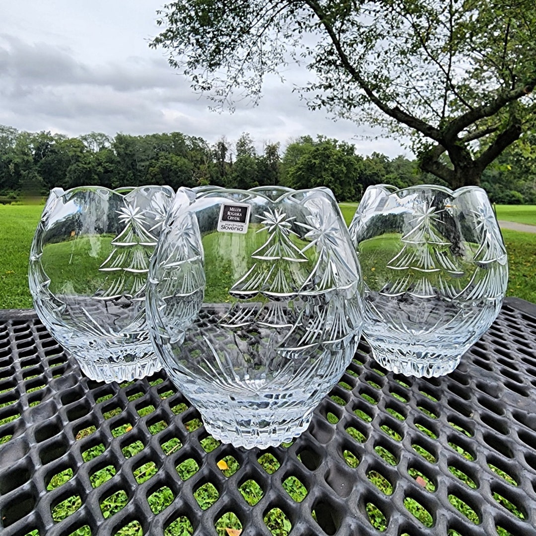 Miller Rogaska Crystal Hurricane Vase - Etsy