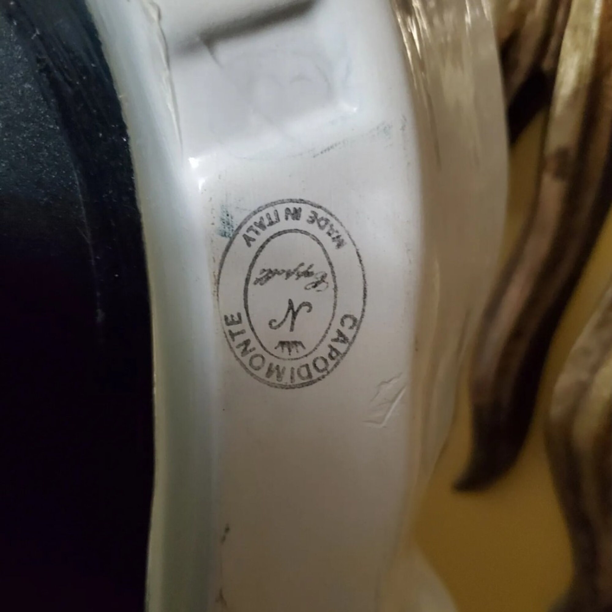 Capodimonte Porcelain Wall Mirror Frame Vintage Floral Italy - Etsy