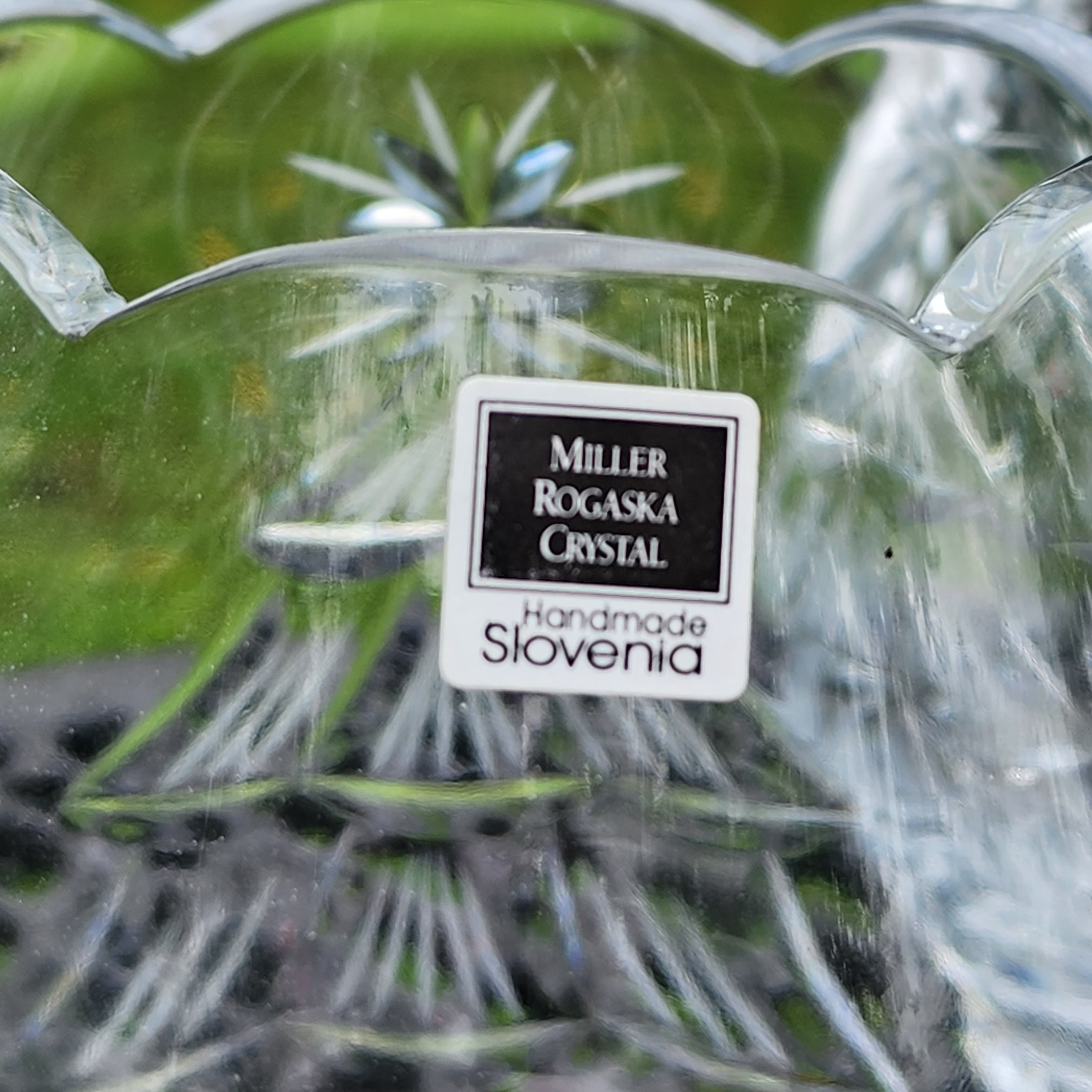 Miller Rogaska Crystal Hurricane Vase - Etsy