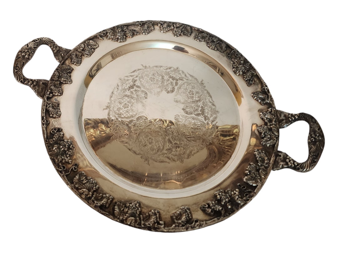 Victorian Sheets Rockford Co 1875 Embossed Grape Design Butler Vintage ...