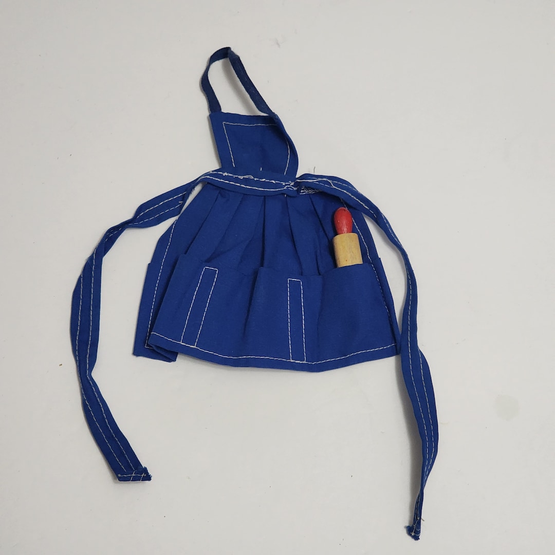 1960'S Original Barbie #962 PAK Blue Apron and Roller Pin - Etsy