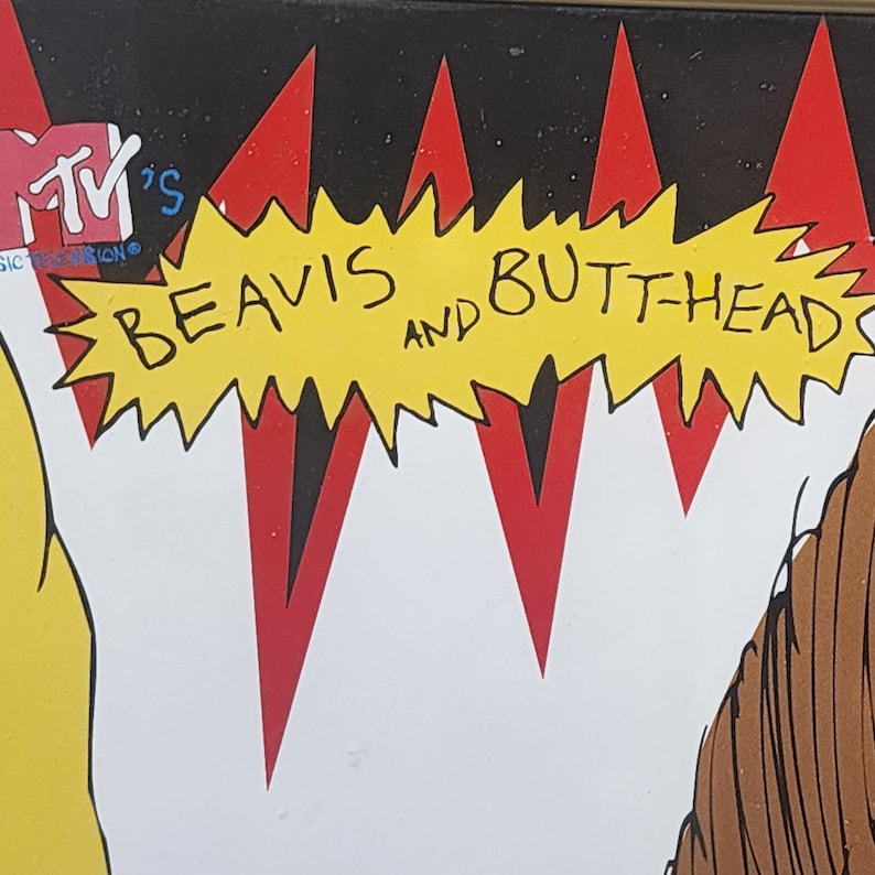 90's Cartoons Nostalgia Beavis & Butt-head Poster MTV 1993 #2081, - Etsy