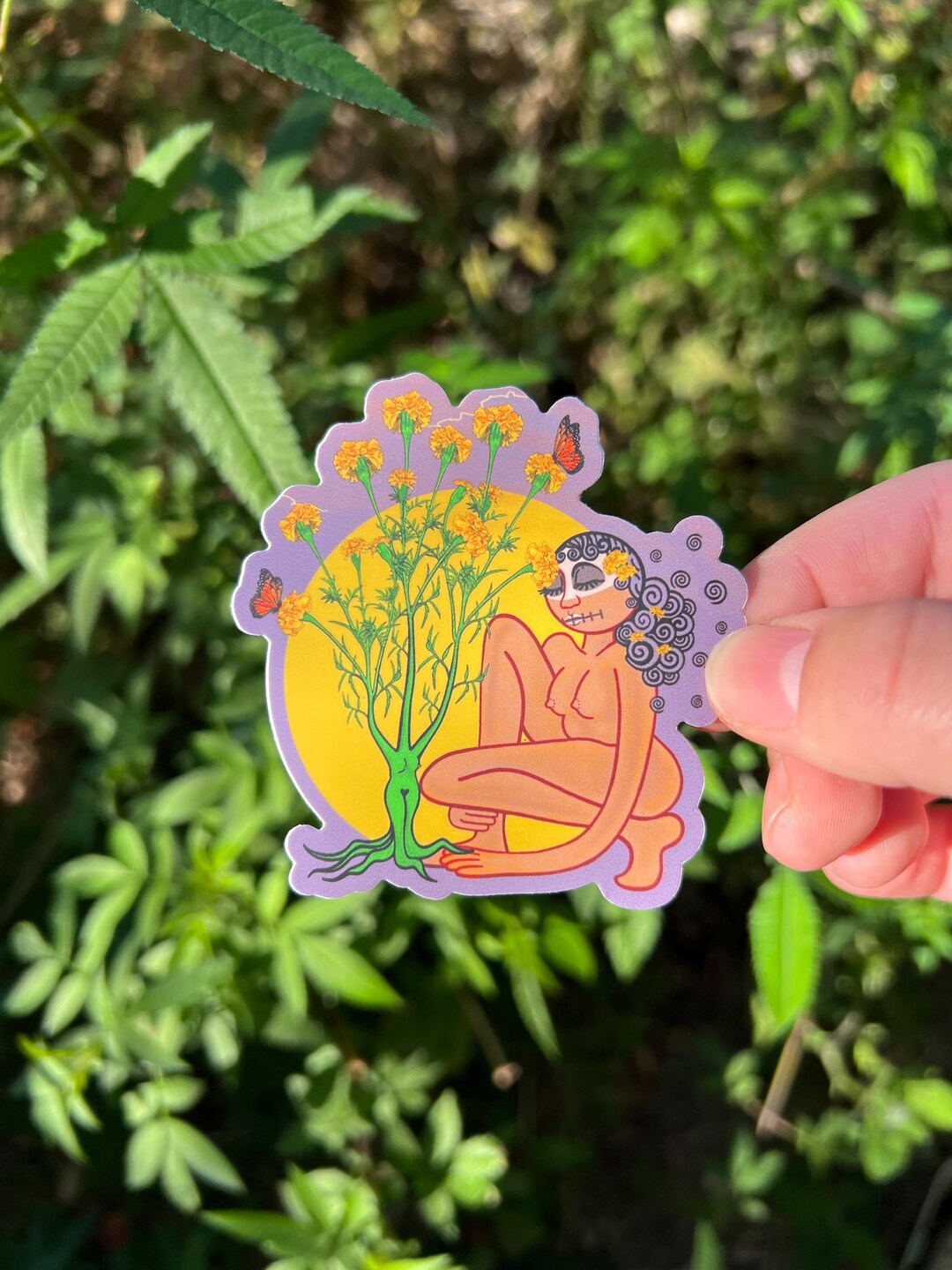 Cempasúchil | 3 Inch Vinyl Sticker - Etsy