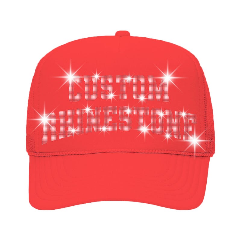 Rhinestone Cap - Etsy