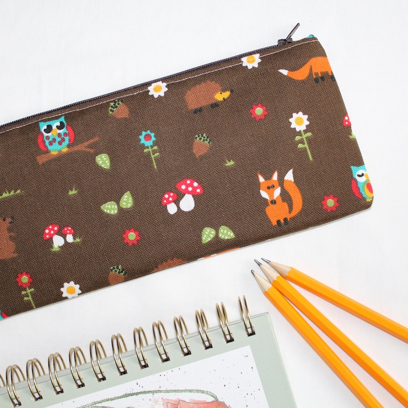 Fox Pencil Case - Etsy