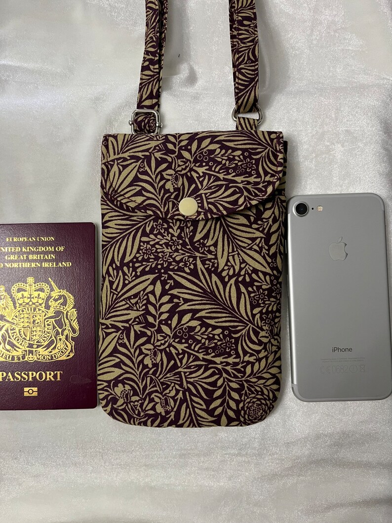 Phone Bag Handmade Crossbody Smartphone Bag Passport Bag - Etsy