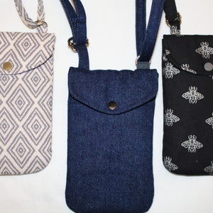 Phone Bag Handmade Crossbody Smartphone Bag Passport Bag - Etsy