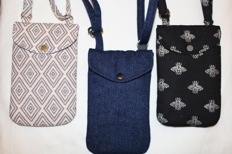 Phone Bag Handmade Crossbody Smartphone Bag Passport Bag - Etsy