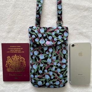 Phone Bag Handmade Crossbody Smartphone Bag Passport Bag - Etsy