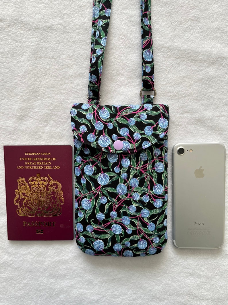 Phone Bag Handmade Crossbody Smartphone Bag Passport Bag - Etsy