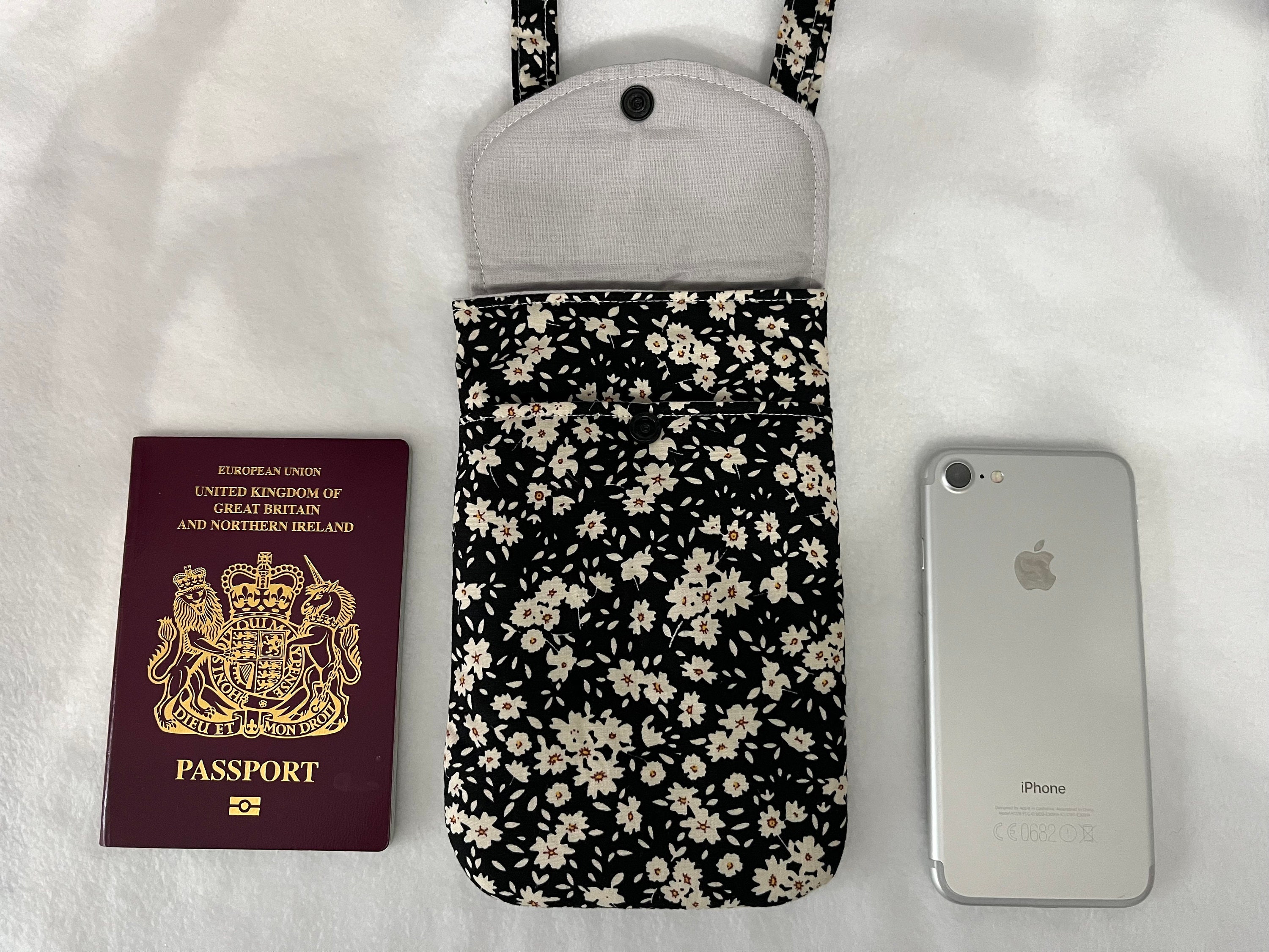 Phone Bag Handmade Crossbody Smartphone Bag Passport Bag - Etsy UK