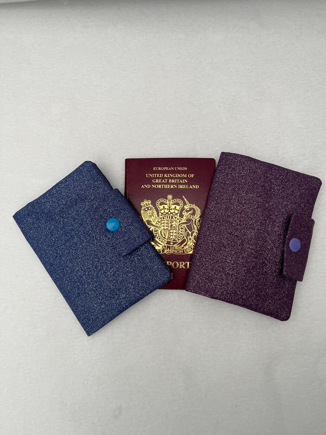 Passport Cover, Unique Glittery and Sparkly Passport Wallet, Passport ...