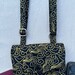 Handmade Crossbody Phone Bag, Metallic Gold Waves, Passport Holder - Etsy