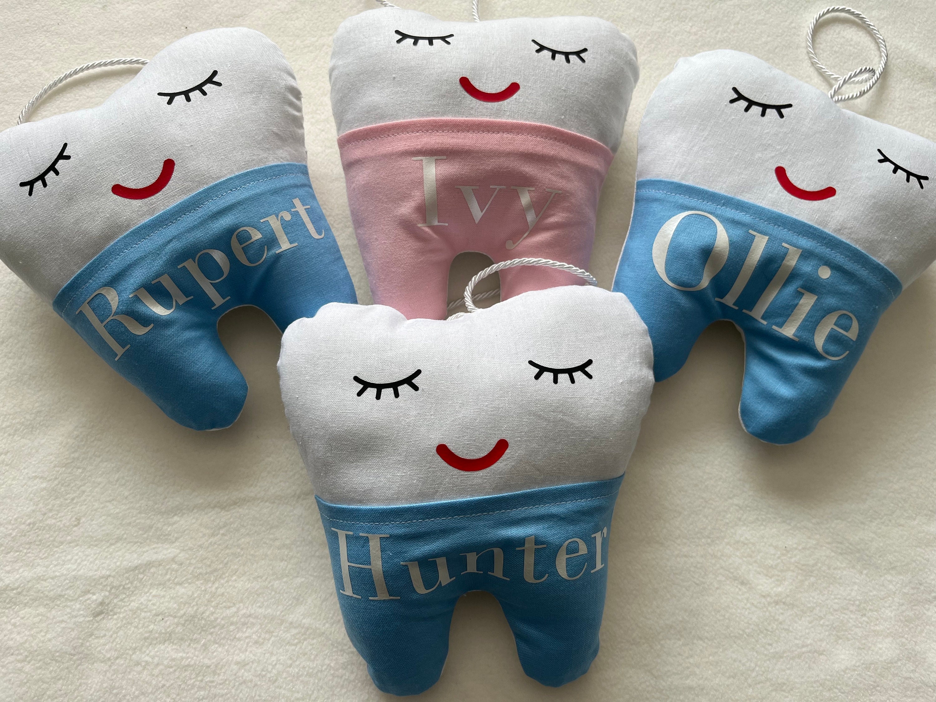 Tooth Fairy Cushion Personalised Tooth Fairy Pillow 100% - Etsy UK
