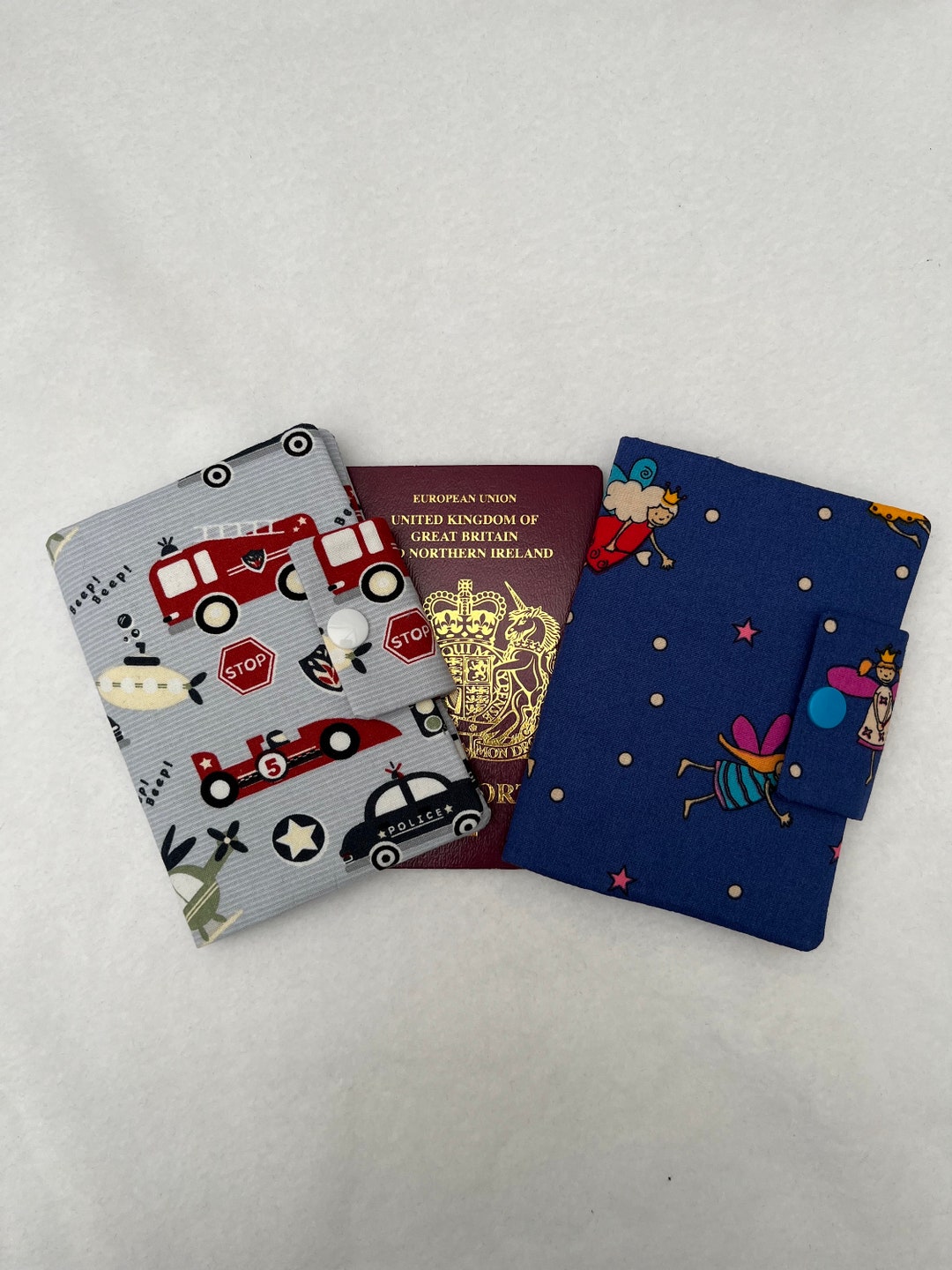 Childs Passport Cover, Fun Passport Wallet, Passport Holder, Handmade ...