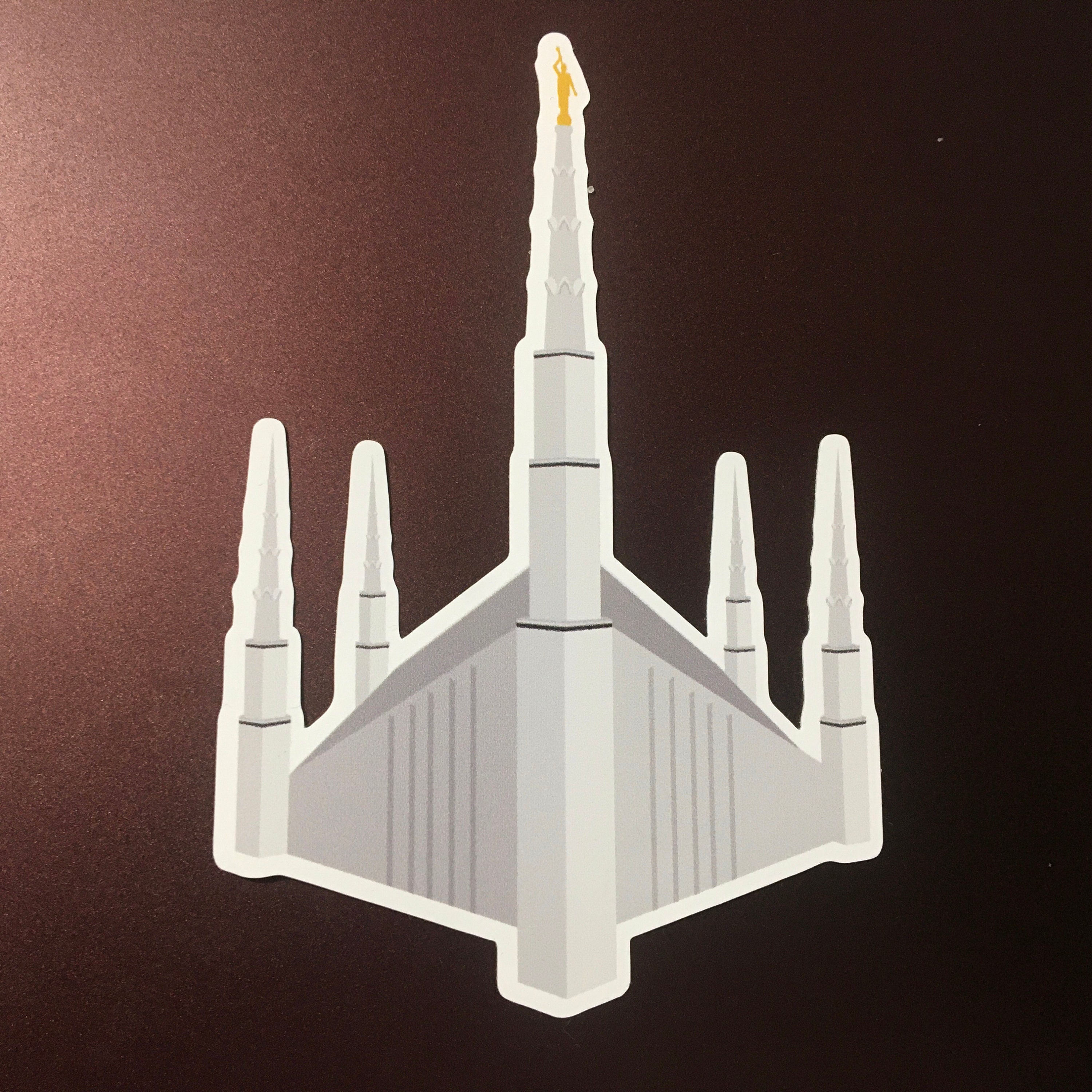 Chicago Temple Sticker - Etsy