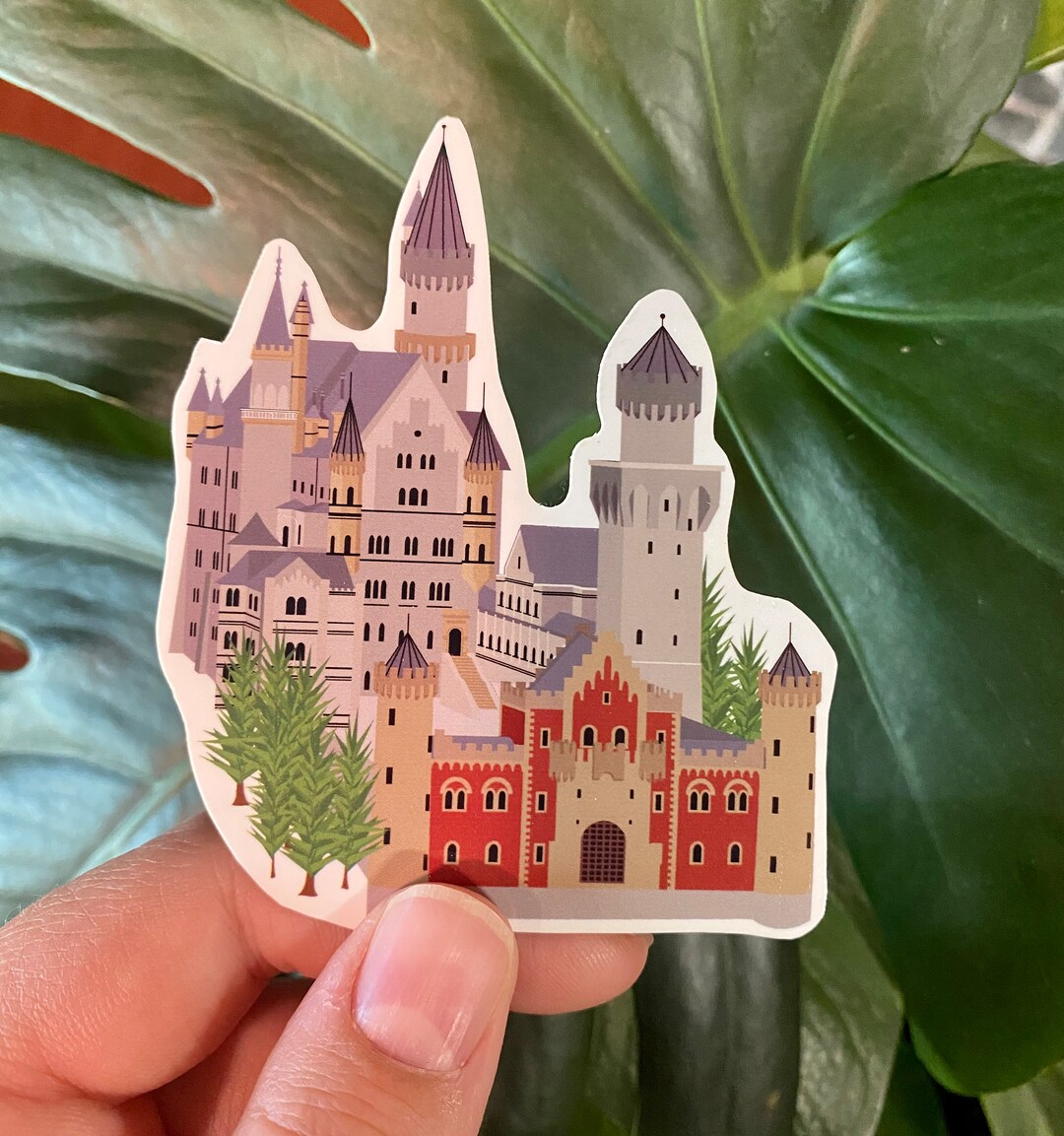 Neuschwanstein Castle Sticker - Etsy