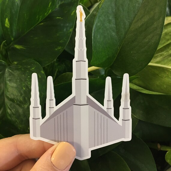 Chicago Temple Sticker | Etsy