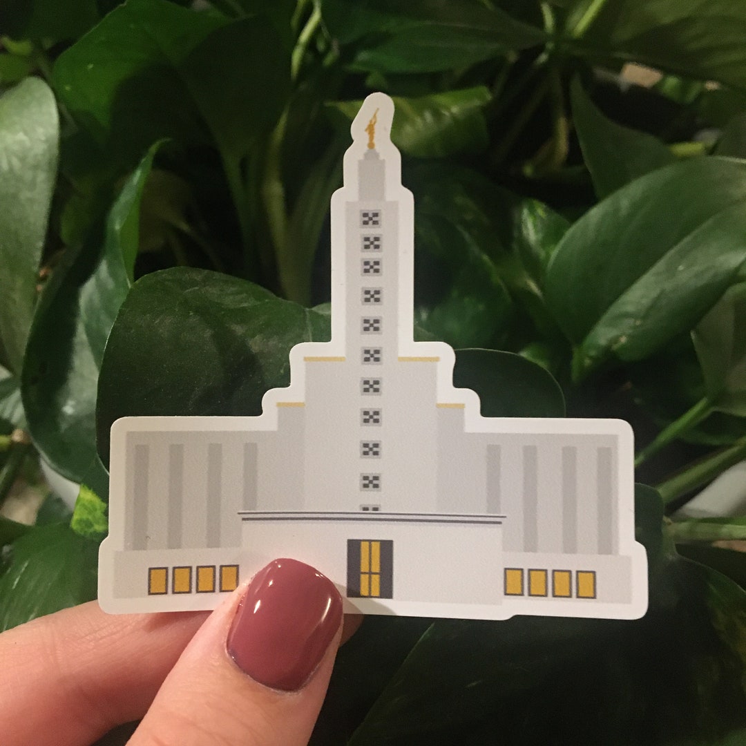 Los Angeles Temple Sticker - Etsy
