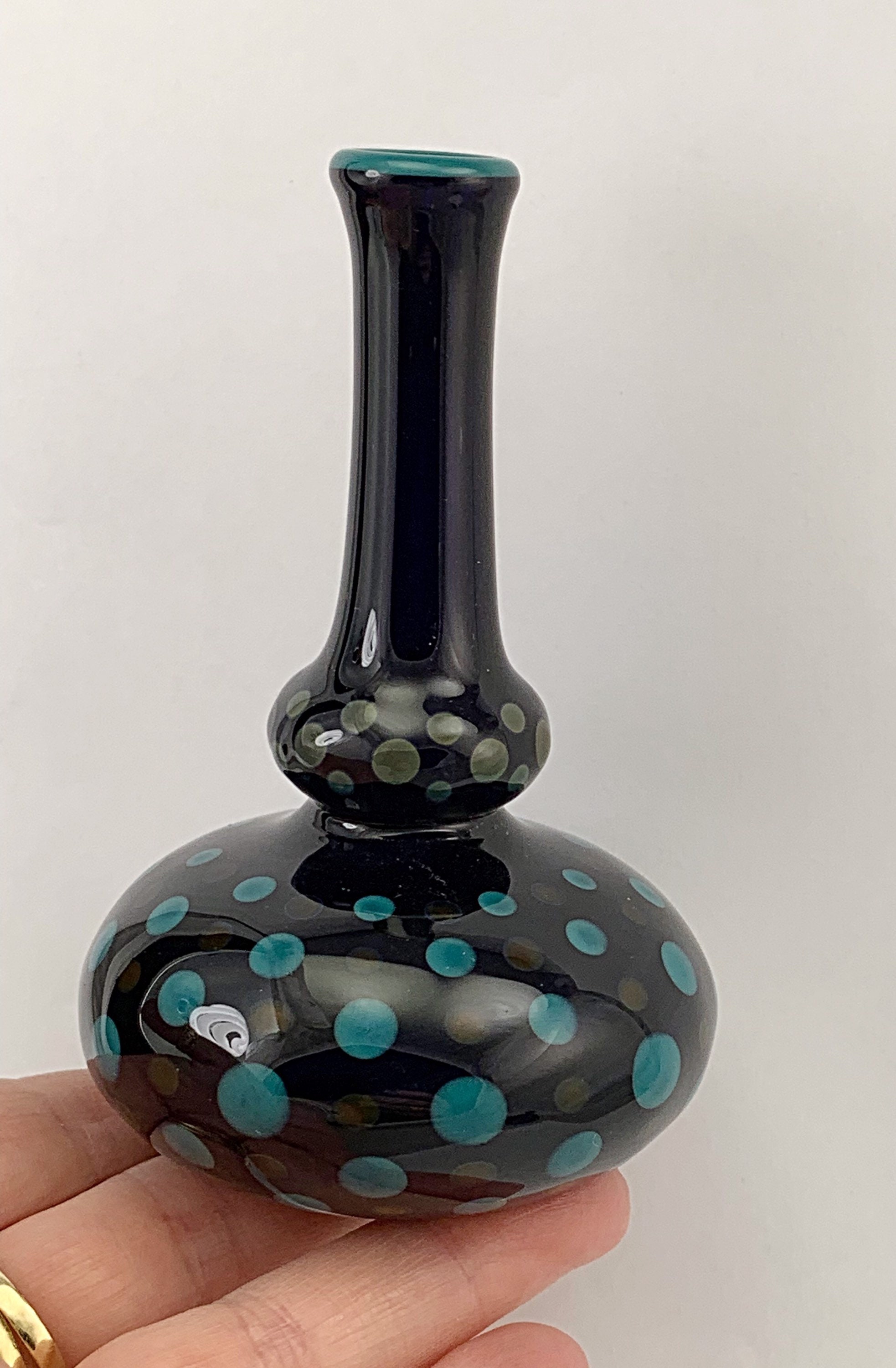 Flameworked Glass Perfume Vessel by Beau Barrett - Etsy