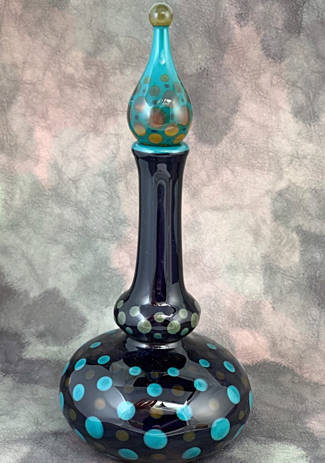 Flameworked Glass Perfume Vessel by Beau Barrett - Etsy